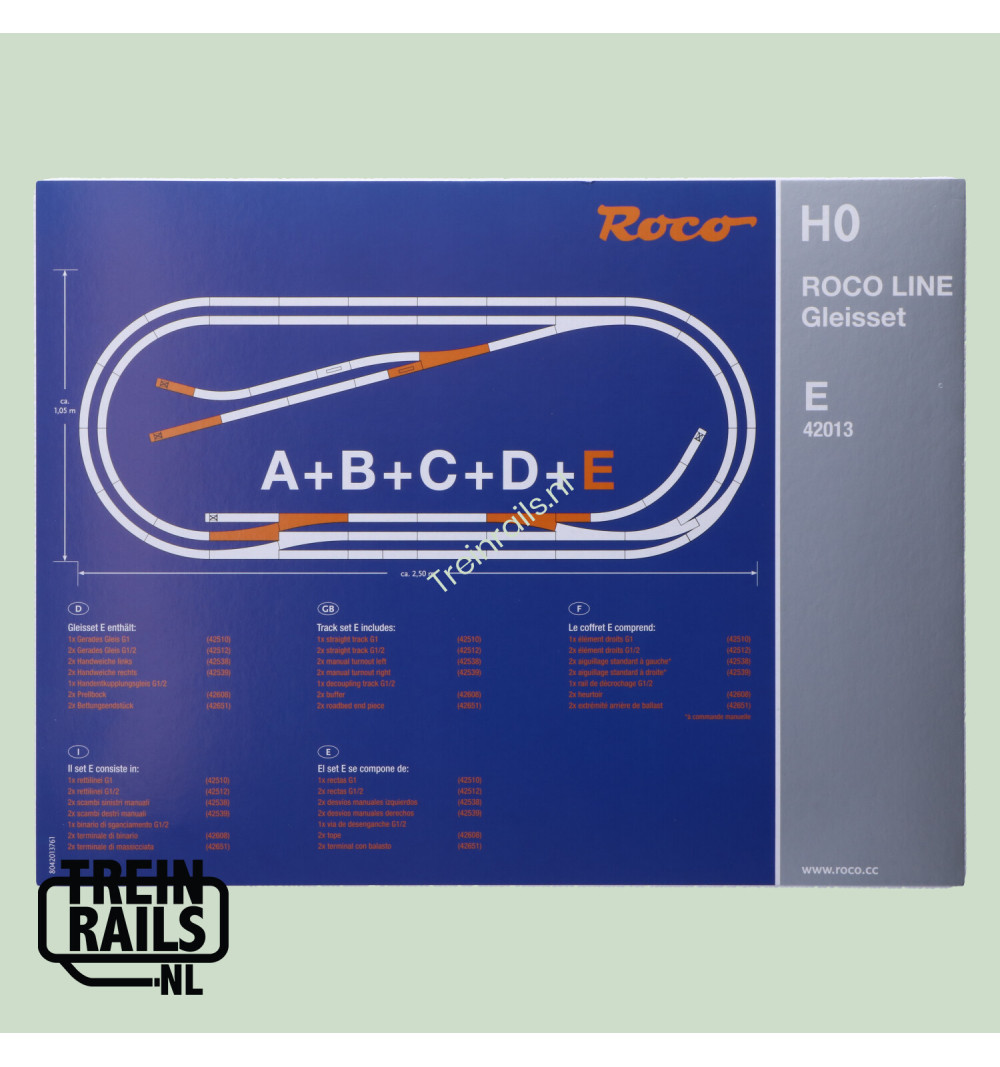 42013 Roco Rail uitbreidingsset E